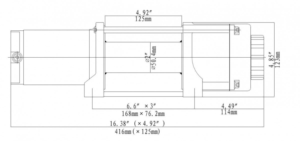 Elektrický naviják Gama 2T (24V) | Shop4x4.cz